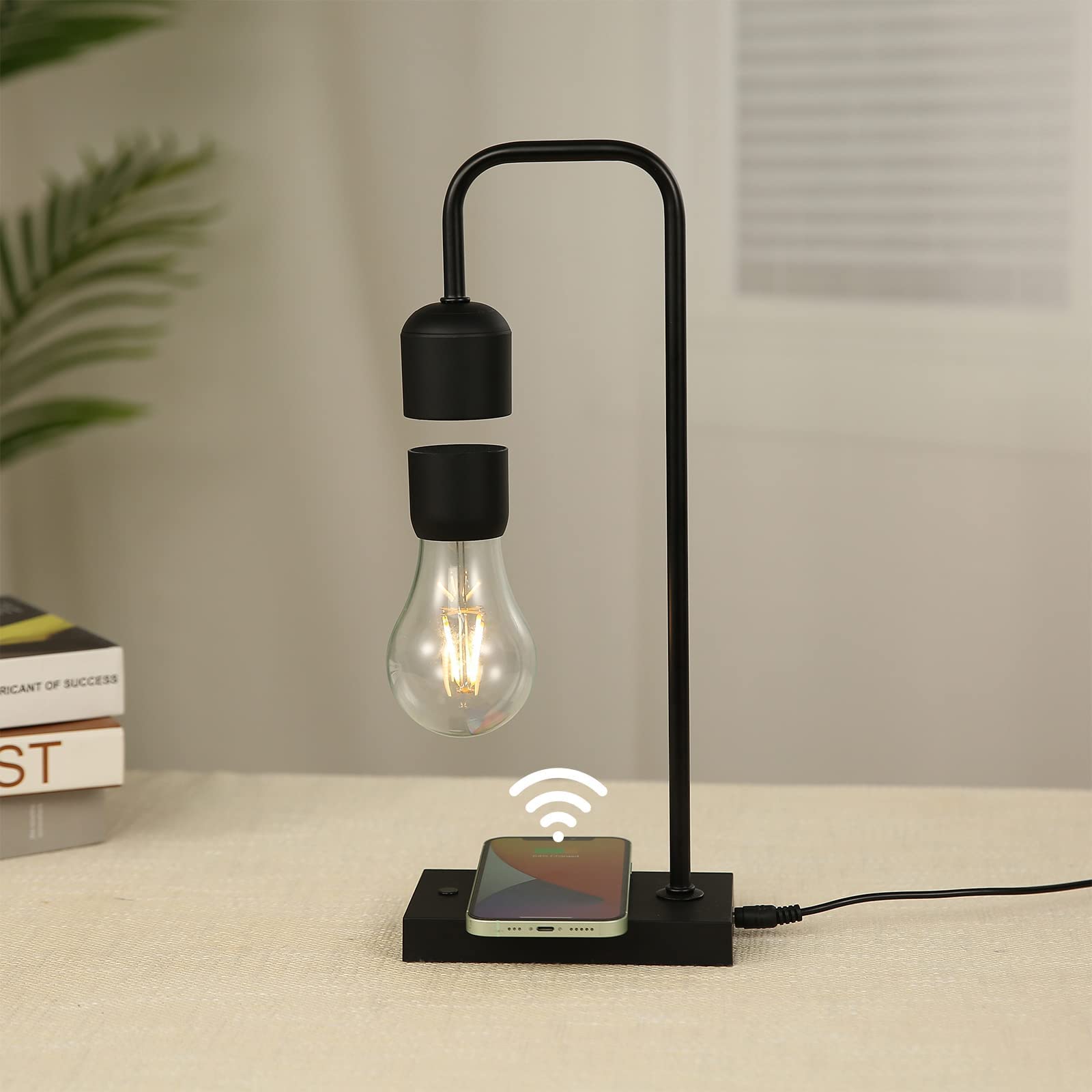 Unique Magnetic Levitating Lamp with LED Light Bulb Floating in The Air ...