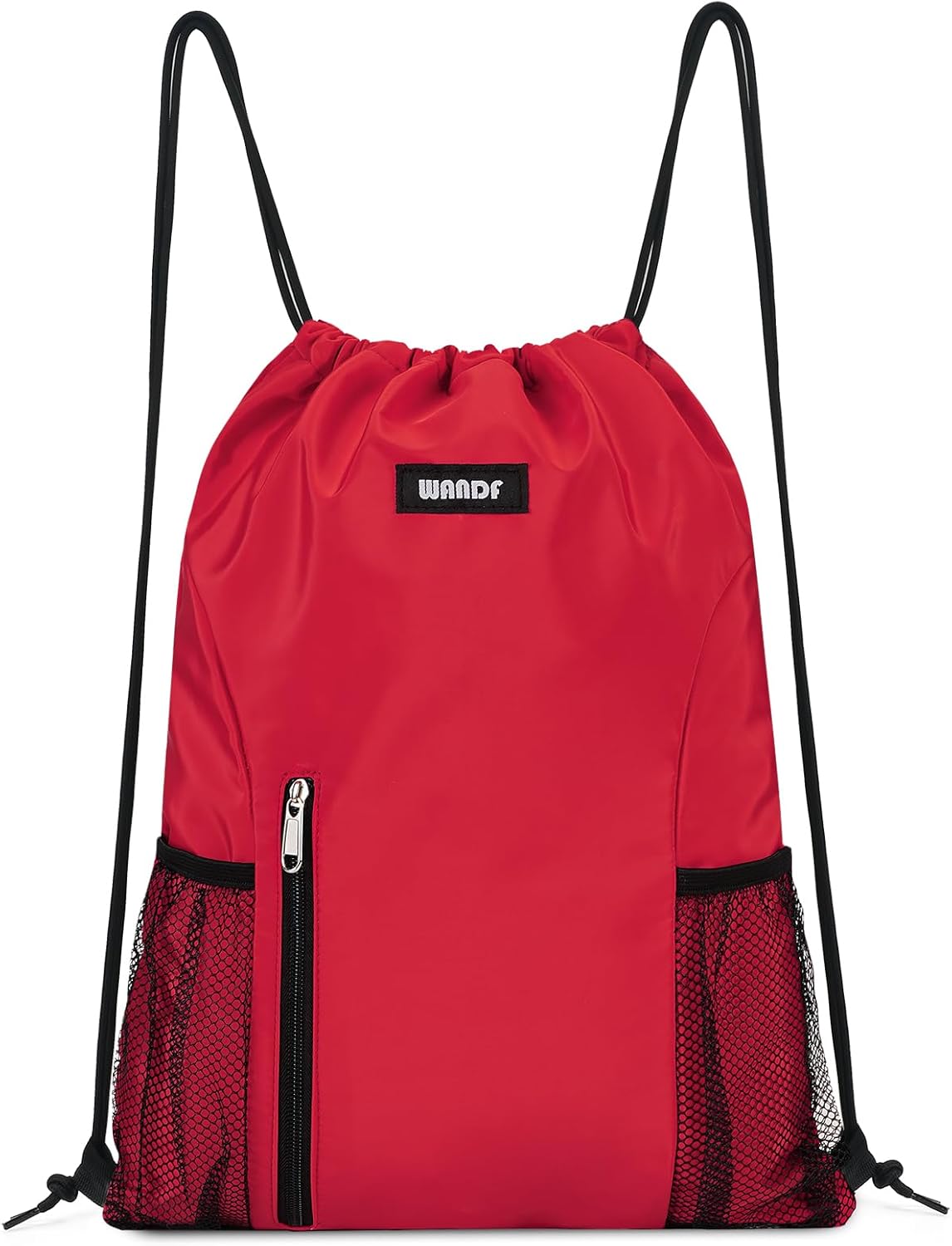 Amazon.com | WANDF Drawstring Backpack Sports Gym Sackpack with Mesh ...