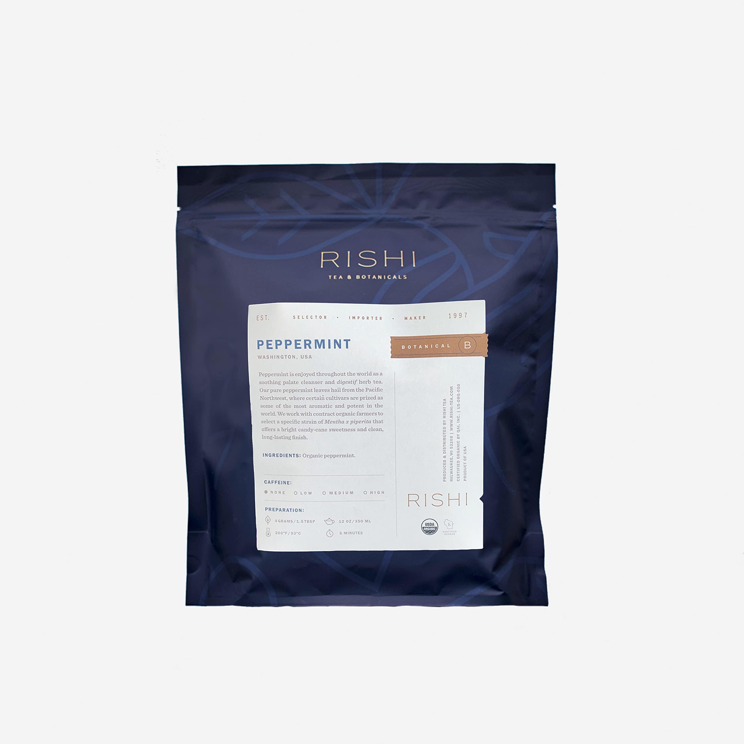 Amazon.com : Rishi Tea Peppermint Herbal Tea | USDA Organic Direct ...