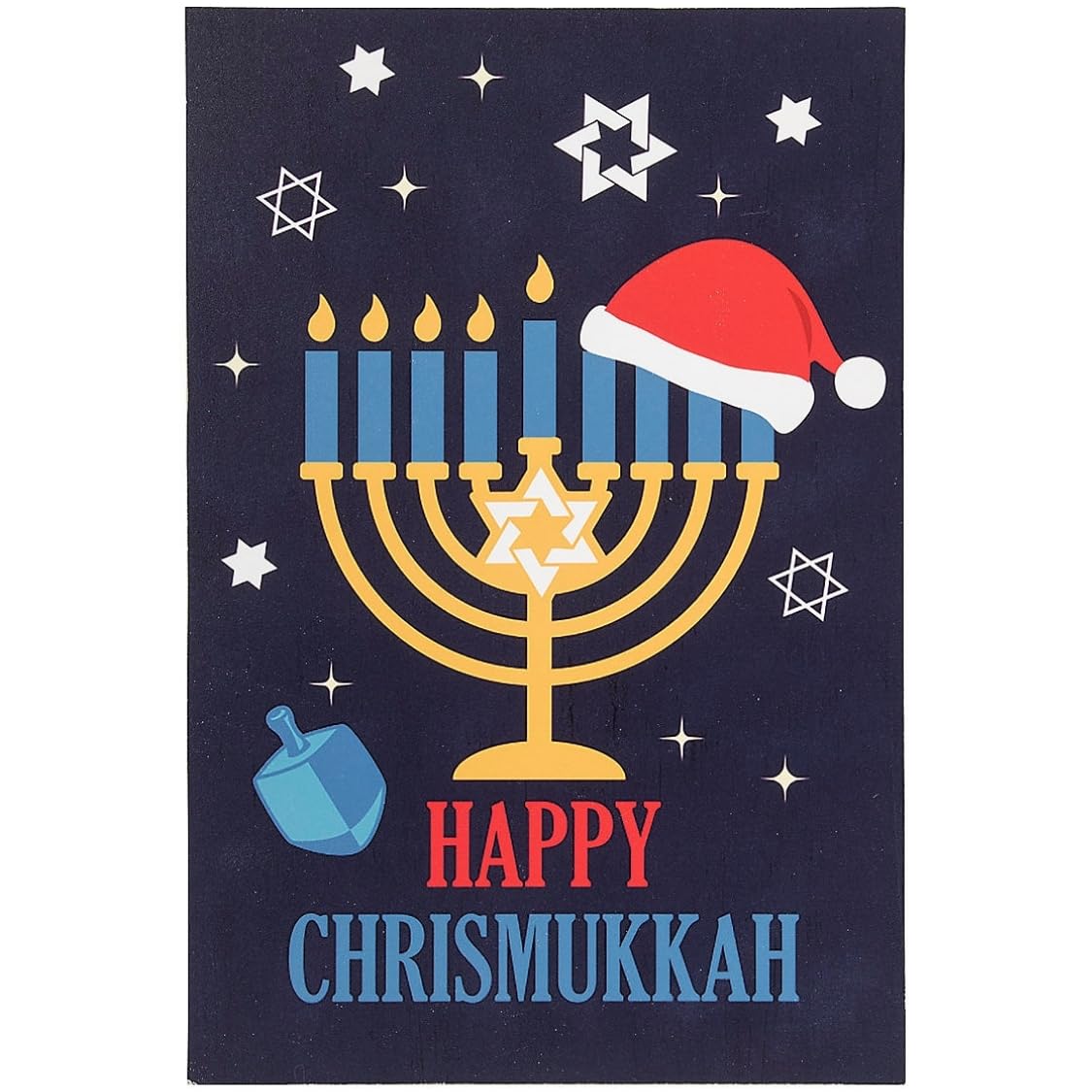 Amazon.com: Happy Chrismukkah Wall Sign : Home & Kitchen