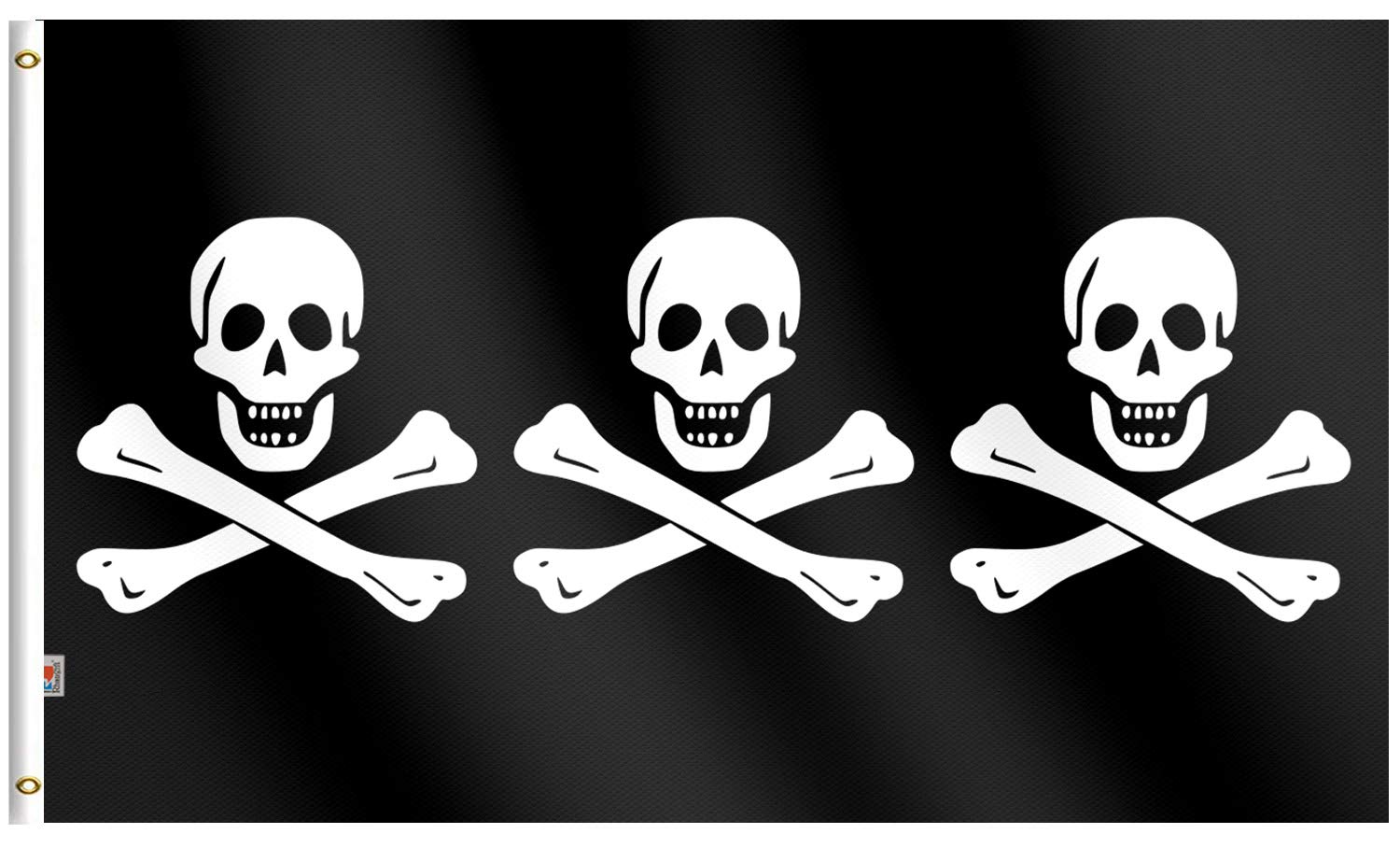 Black Caesar Pirate Flag The Infamous Flag Of Blackbeard The Pirate