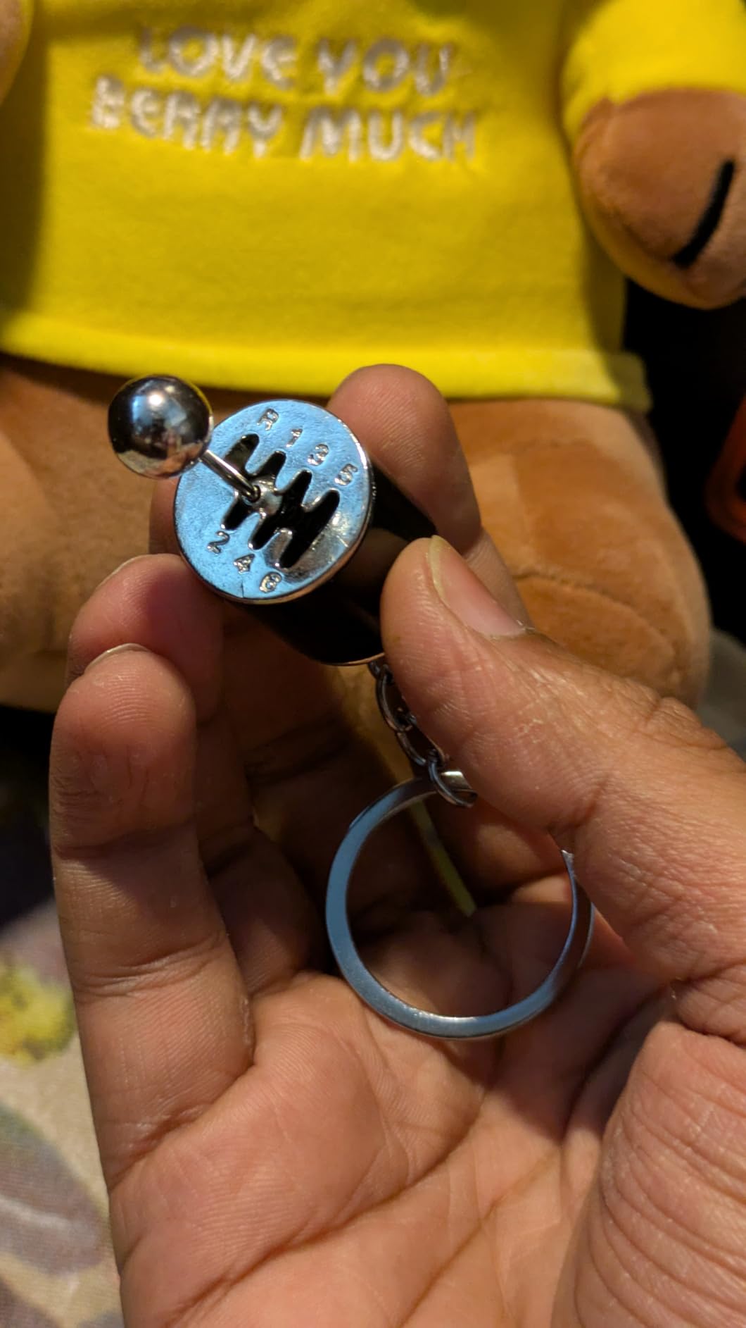 siddhmurti Gear Transmission Fidget Gear Keychain | 6 Speed Shiftable ...