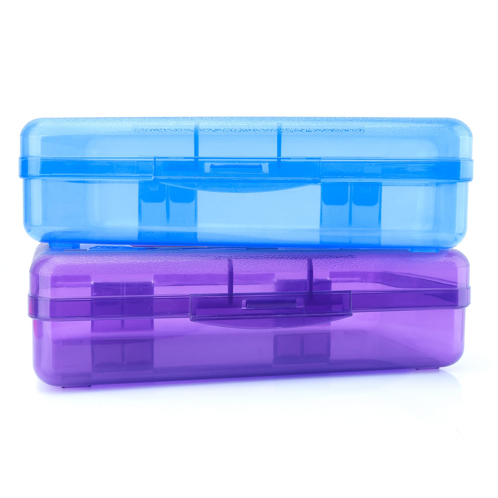 Amazon.com : Pencil Case, Pencil Box, Clear Pencil Case, 2 Pack Plastic ...