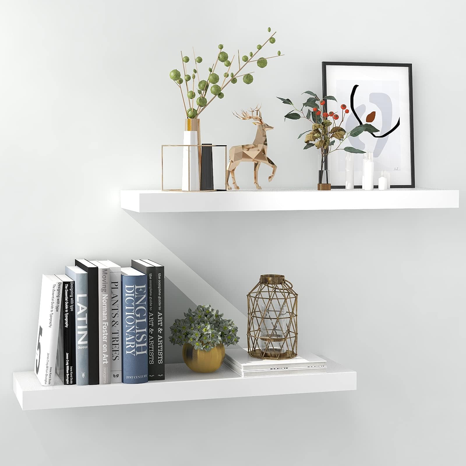 Amazon.com: Sintuff Set of 9 Small Floating Shelf for Wall with Screws ...