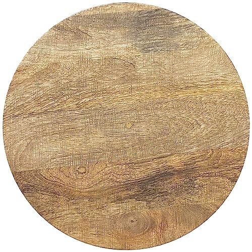 Snapklik.com : SIMPLIHOME Boyd Solid Mango Wood 13 Inch Wide Round ...