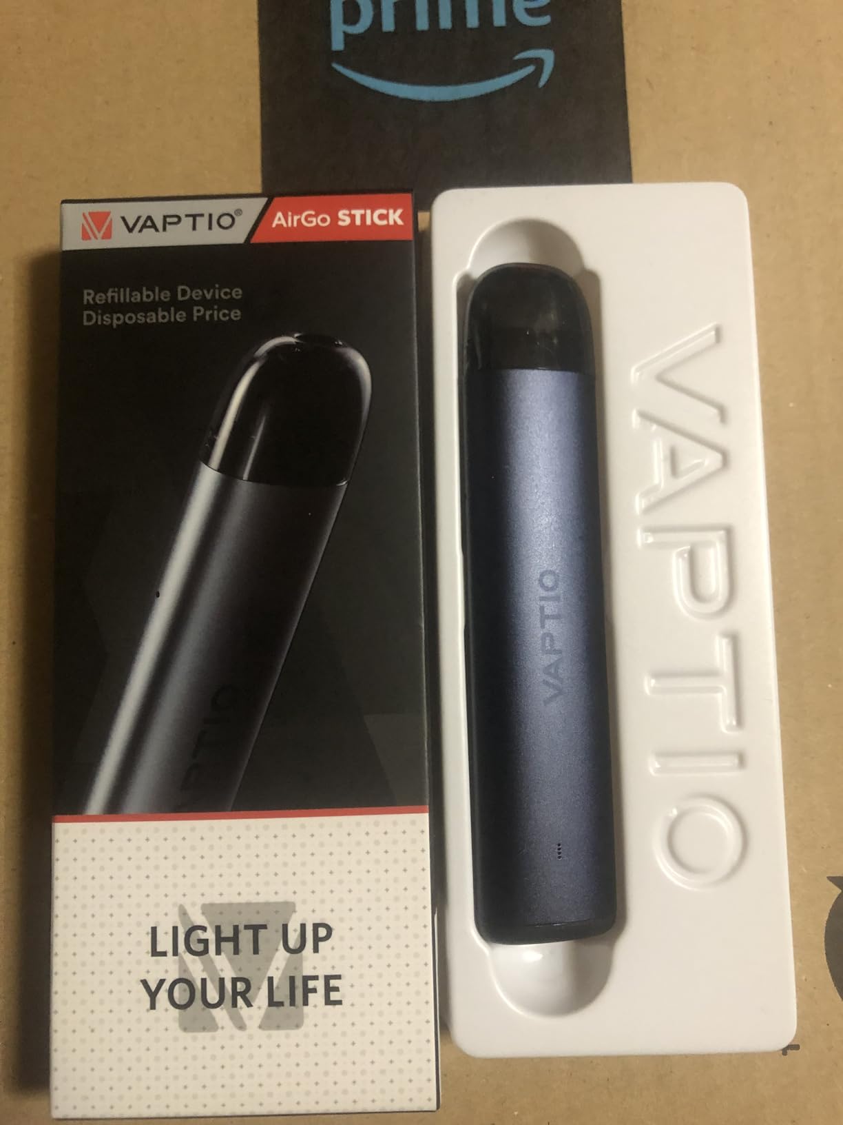 Amazon | VAPTIO 電子タバコ スターターキット Airgo Stick Kit 本体 11W PODシステム 1.5ml ...
