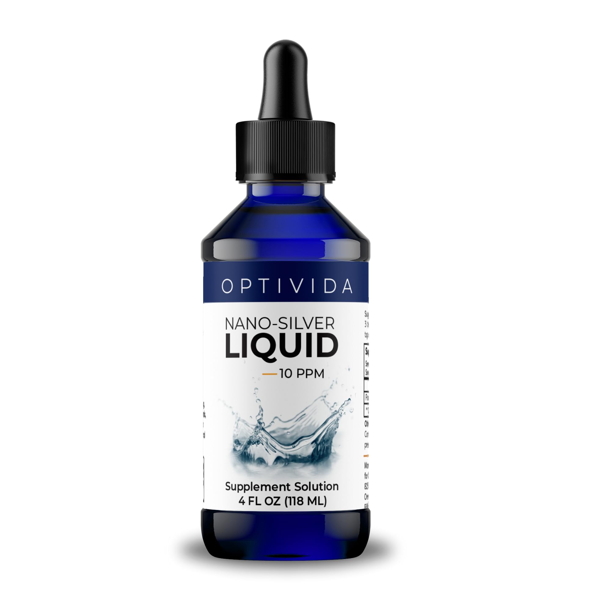 Amazon.com: Optivida Health Nano Colloidal Silver Liquid Dropper (4 oz ...