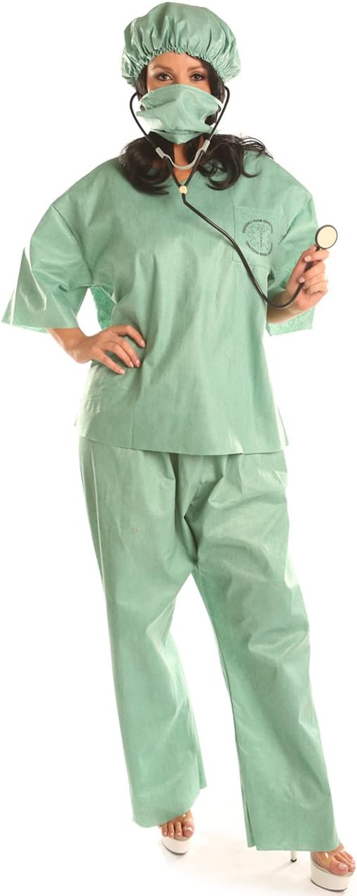 Amazon.com: Disiao Women's Doctor Surgeon Costume Christmas Cosplay ...