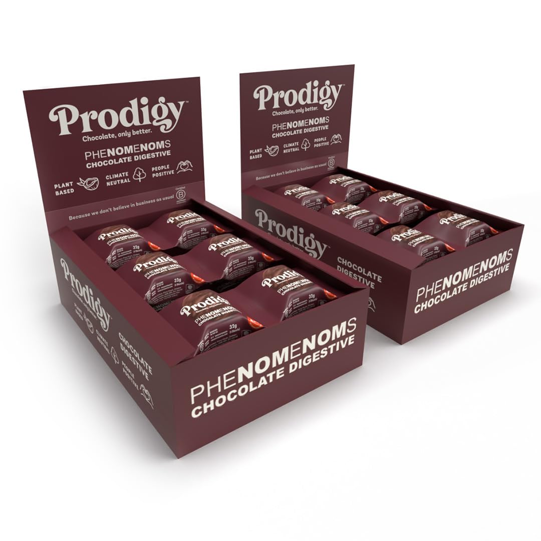 Prodigy Phenomenoms Chocolate Digestive Biscuits | 2 Boxes X 12 Packets ...