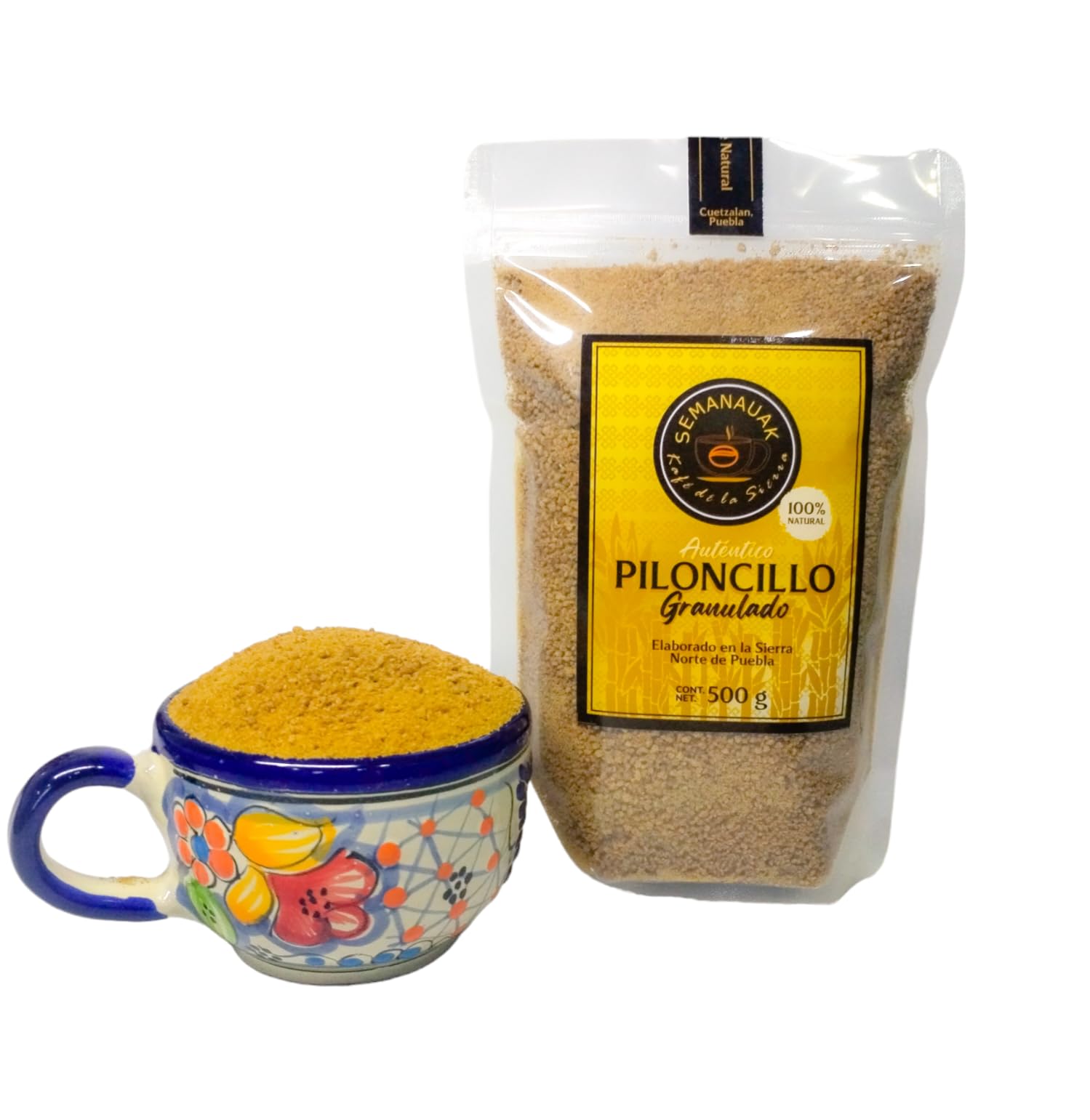Piloncillo granulado genuino, extraído de forma artesanal, endulzante ...