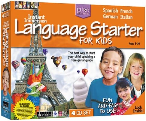 Amazon.com: Instant Immersion Language Starter For Kids (4 CD-ROM)