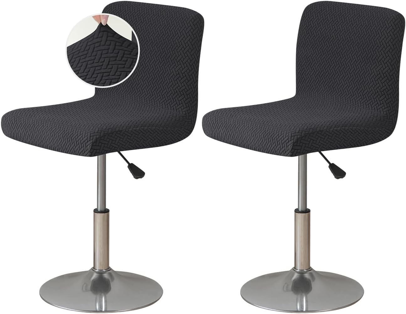 Amazon.com: FUANGUI Bar Stool Covers Set of 2, Stretch Bar Stool Chair ...