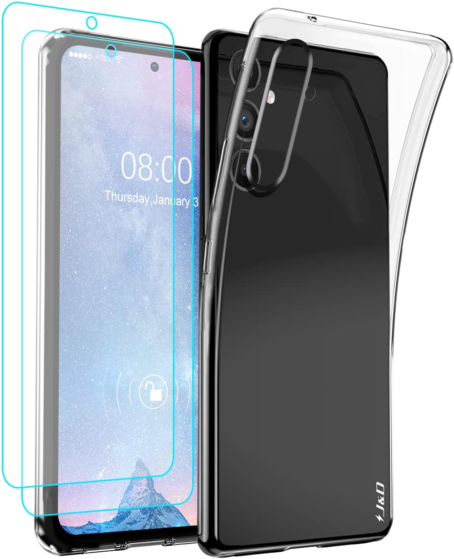 Amazon.com: Samsung Official Premium Slim Case for A54 Transparent ...