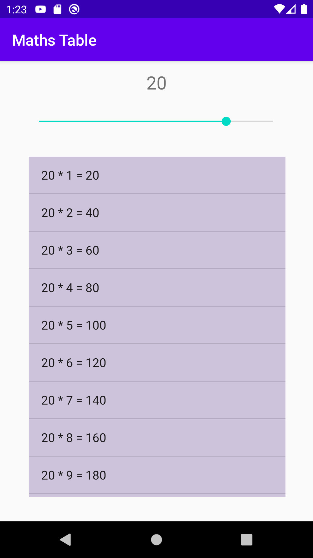 Maths Table - App on Amazon Appstore