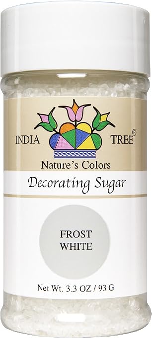Amazon.com: INDIA TREE White Decorating Sugar, 3.3 OZ : Grocery ...