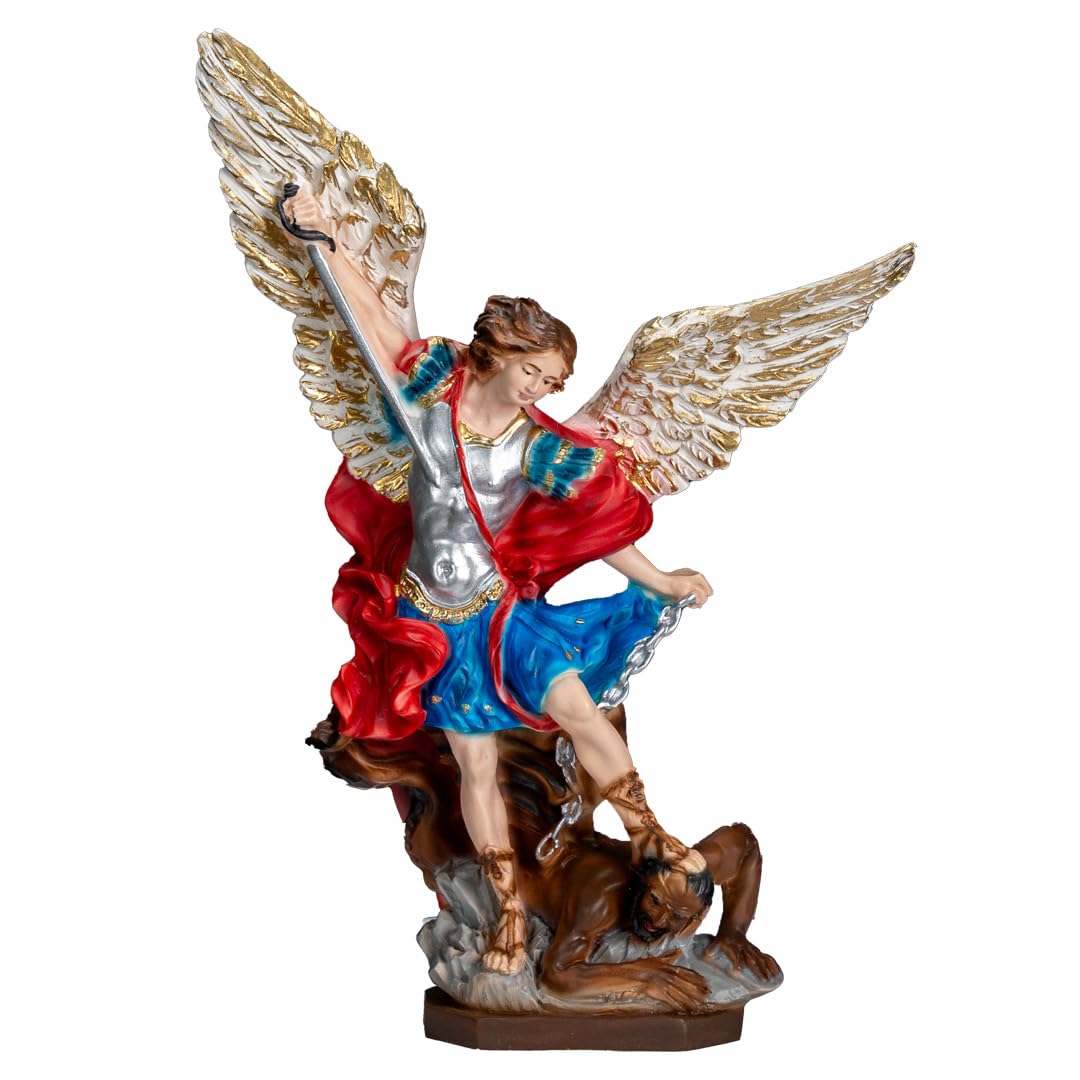 Michael Archangel Color Saint Michael Archangel And The Devil Pendant