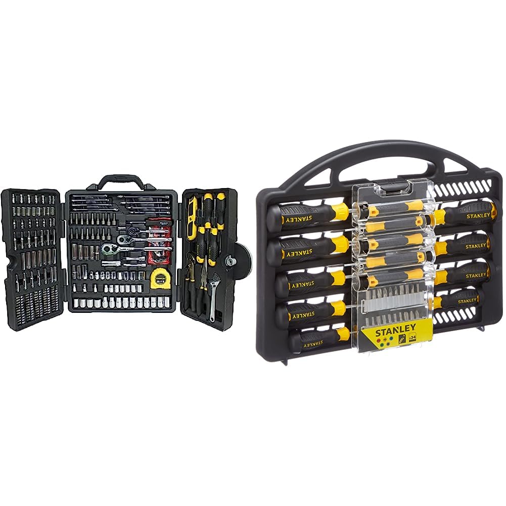 Stanley 73795 Mixed Tool Set, 210 Pieces - Polished Chrome ...