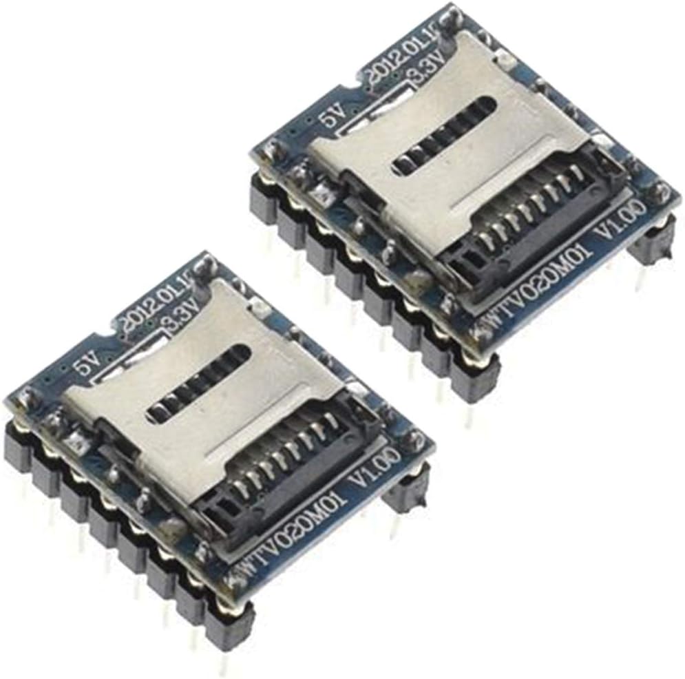 Amazon.com: AIHJCNELE WTV020-SD Voice Module U Disk Audio Player MP3 ...