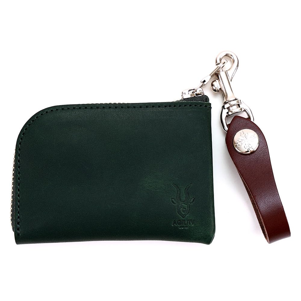 Amazon | アジリティアッファ(AGILITY affa)『アルジャン』コインケース 小銭入れ L字ファスナー 革 折財布 レザー 本革 コンパクト 薄型 財布 メンズ レディース ...
