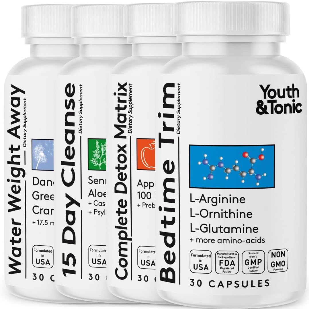 Amazon.com: Youth & Tonic Bedtime Trim Detox Cleanse Kick Off Weight ...