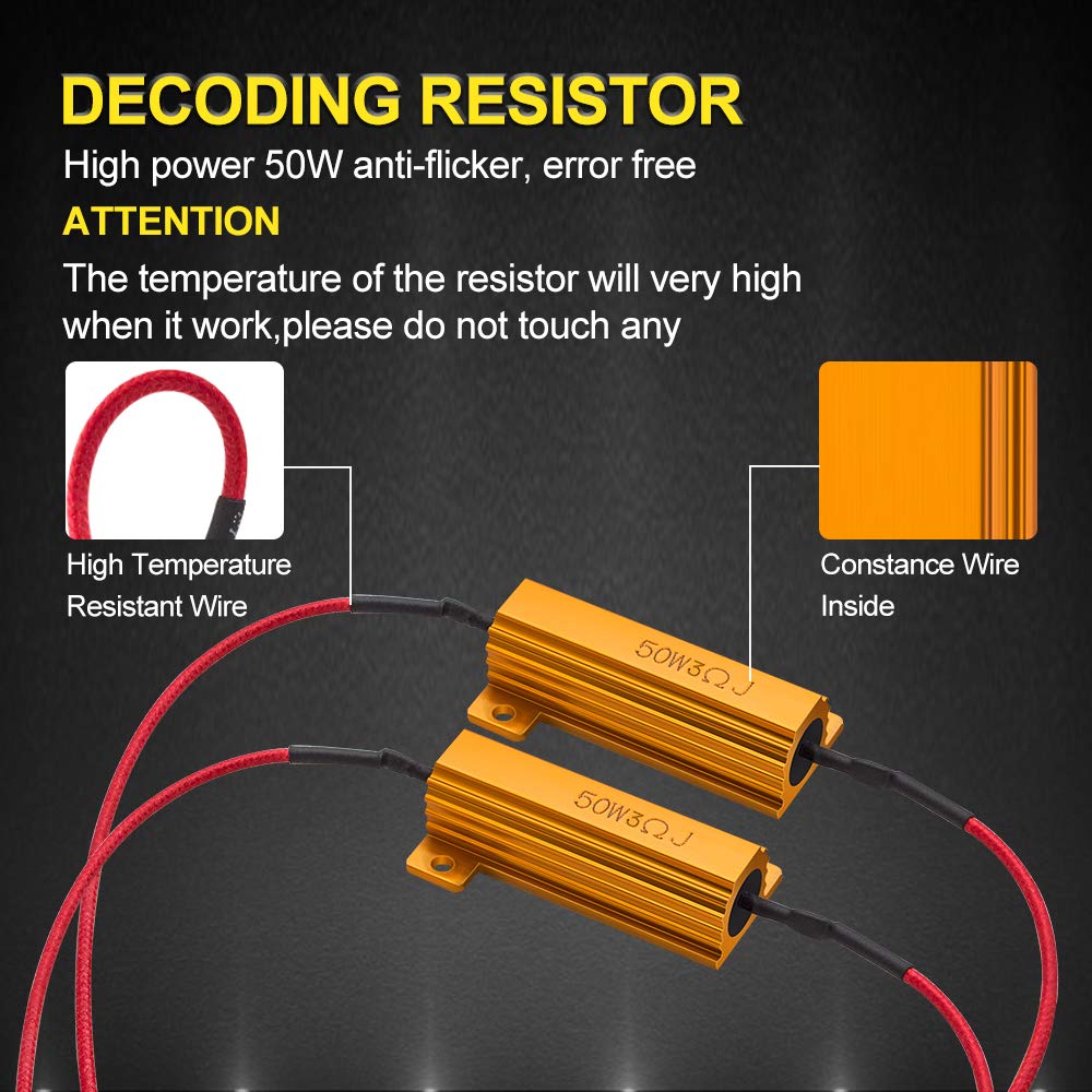 Load Resistor Install (Eliminating Signal Hyper Flash), 40% OFF