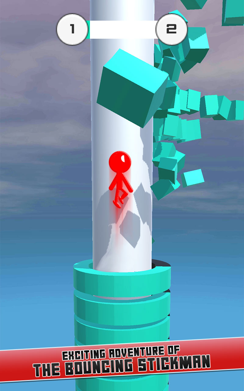 Stack Fall Stickman 3D: Helix Stack Breaker:Amazon.de:Appstore for Android
