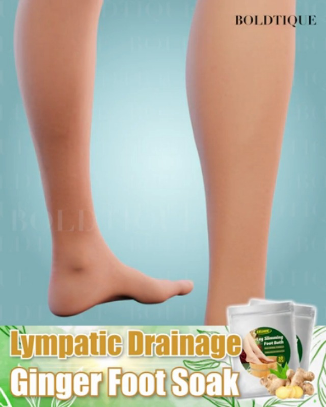 Watch Lymphatic Drainage Ginger Foot Soak Bath on Amazon Live