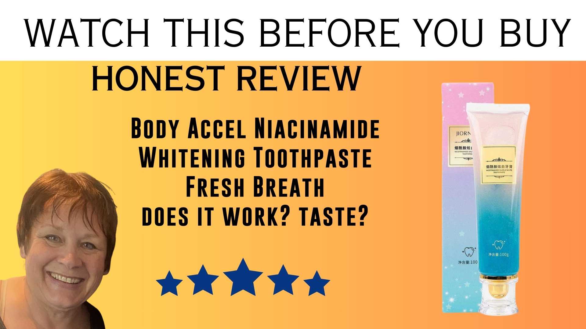 Watch Niacinamide Whitening Toothpaste Fresh Breath Does It Work? on ...