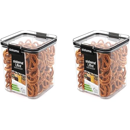 Sistema Ultra Tritan Airtight Pantry Storage Container, 920 ml Square ...