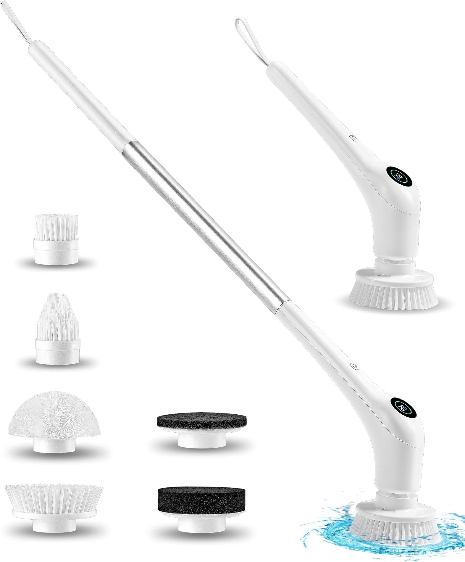 Amazon.com: Versatile Depot Electric Spin Scrubber IPX6 Shower Scrubber ...