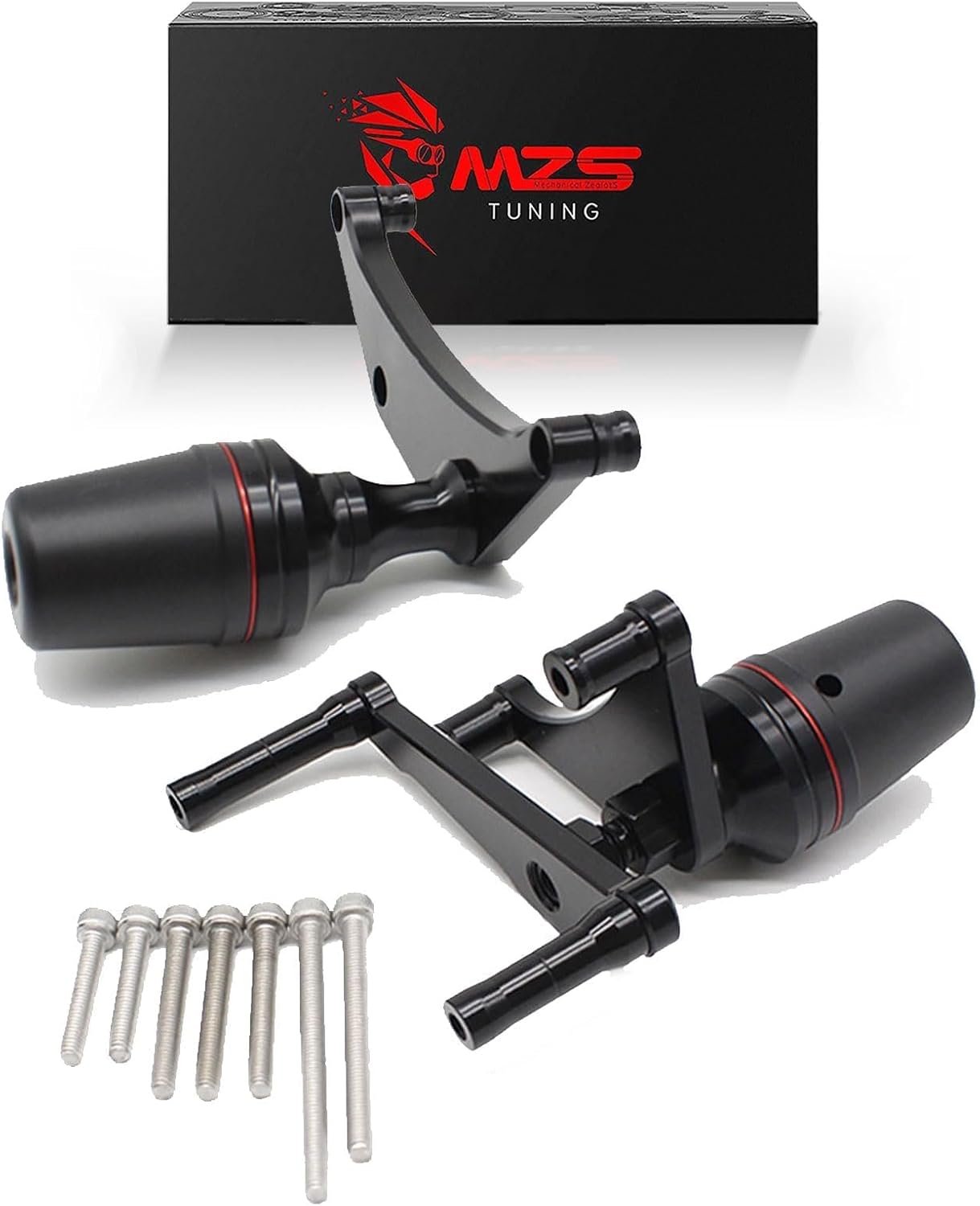 Amazon.com: MZS Motorcycle Frame Sliders, Falling Crash Protector ...