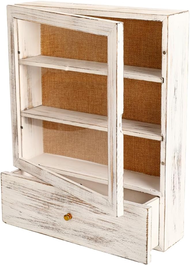 Amazon.com - Large Shadow Box with Shelves: 11 x 14 Shadow Boxes Frame ...