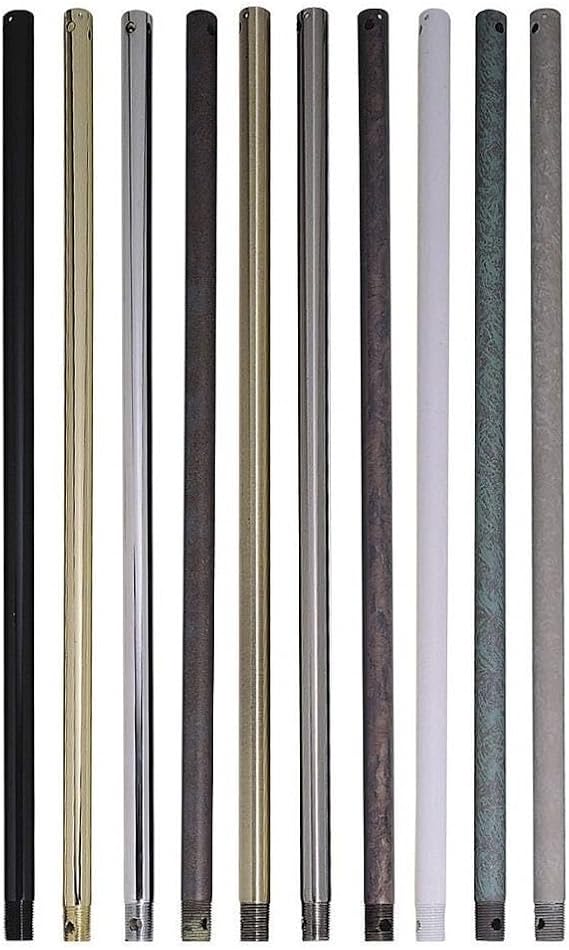 Craftmade DR18PB Ceiling Fan Downrod 18-Inch, Polished Brass - Ceiling ...