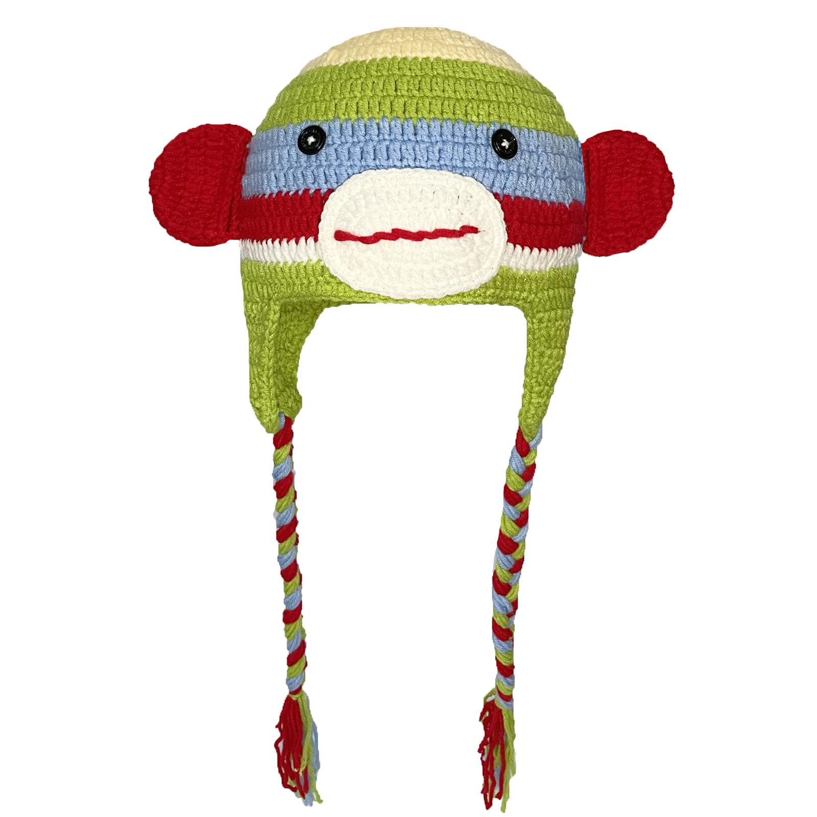 Amazon.com: SUNONE11HKA Monkey Earmuff Beanie Handmade Skull Xmas Party ...