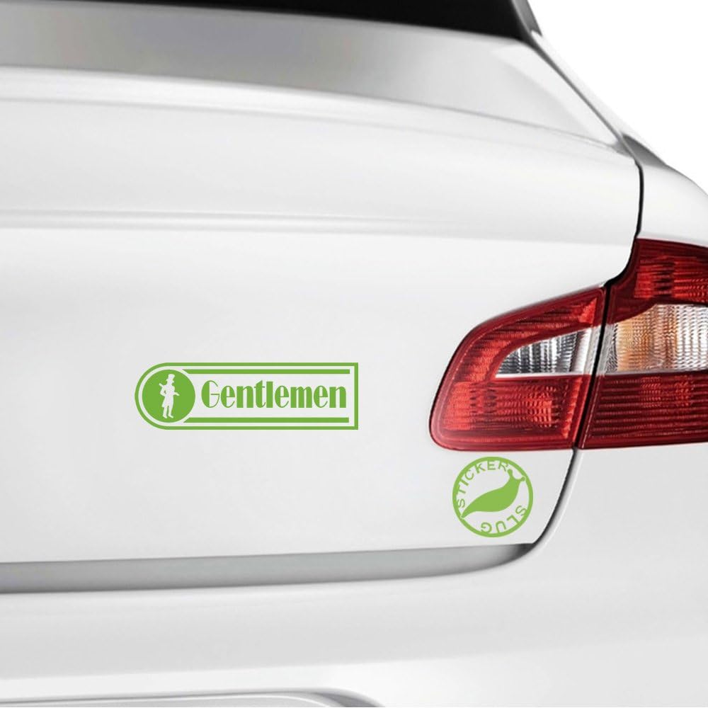Amazon.com - Gentlemen Decal Sticker (lime, 5 inch) Lime - Wall Decor ...
