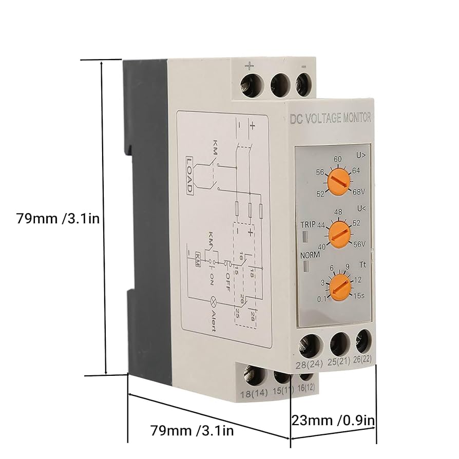 Low Voltage Disconnect 12v VK4PK - YX-X1208 - Battery Undervoltage Protection Module 12 V Relay ...