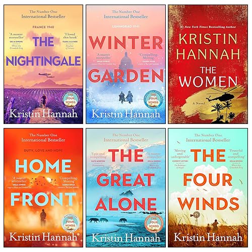 Kristin Hannah 6 Books Collection Set (The Nightingale, The Four Winds ...