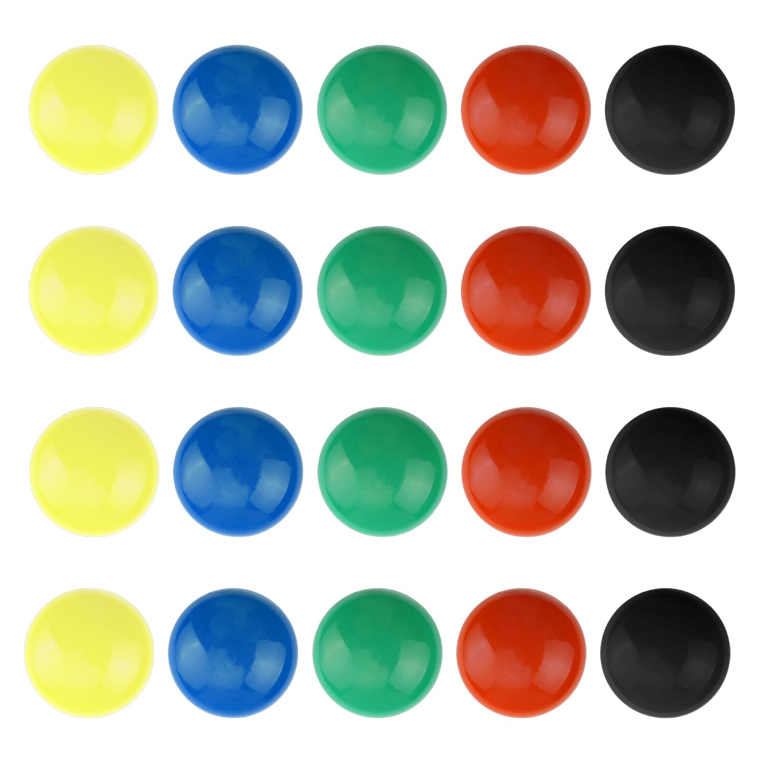 Tabanzhe 20 Whiteboard Magnets - Small Yet Strong Fridge Magnets, Mini ...