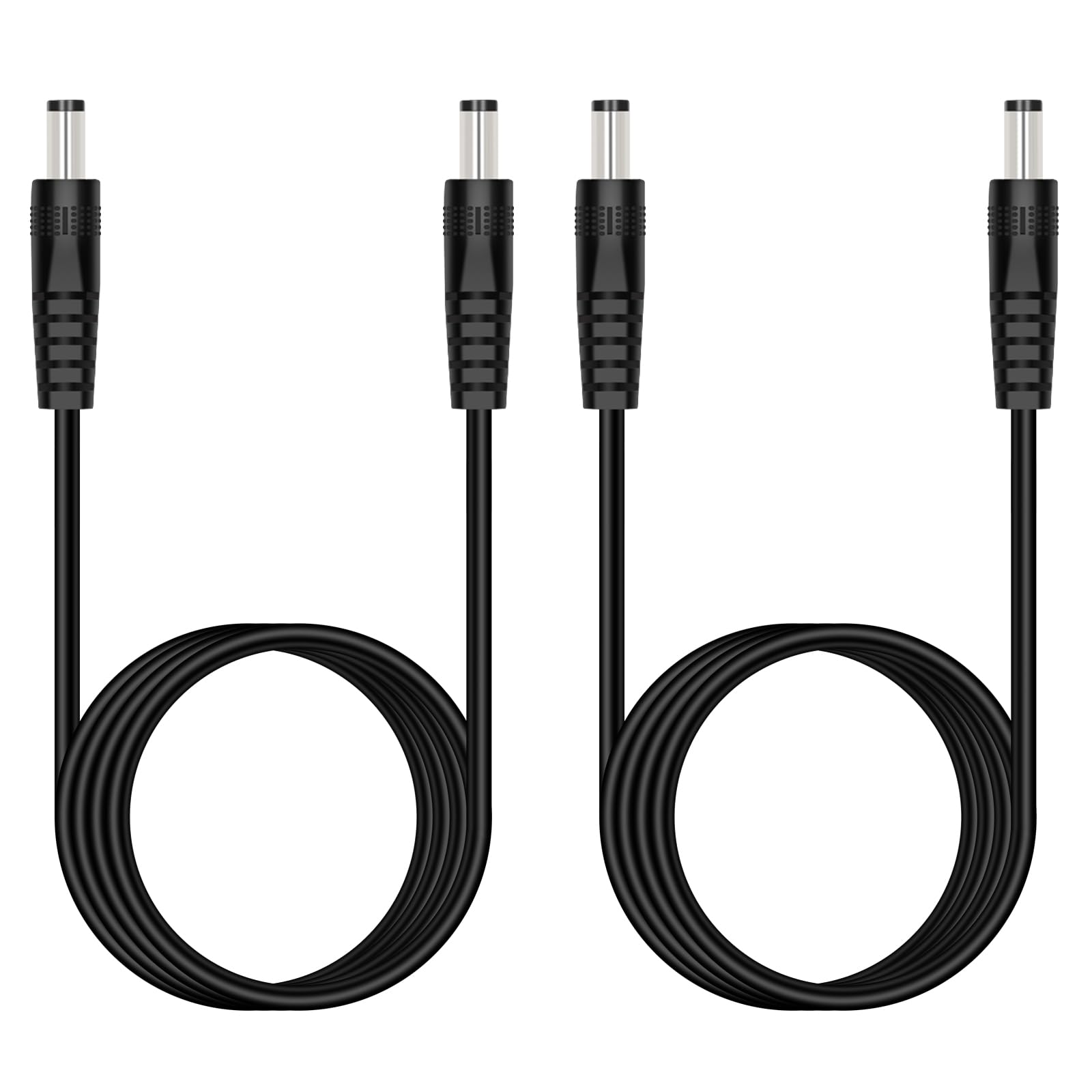Amazon.com: Fancasee 2 Pack 6 ft 5.5mm x 2.5mm Male to Male DC Power ...