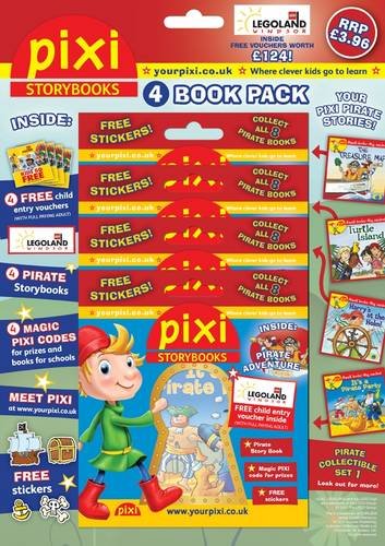 Buy Pixi Storybooks: Pirate Pack: 4 Mini Pixi Books with Stickers Book ...