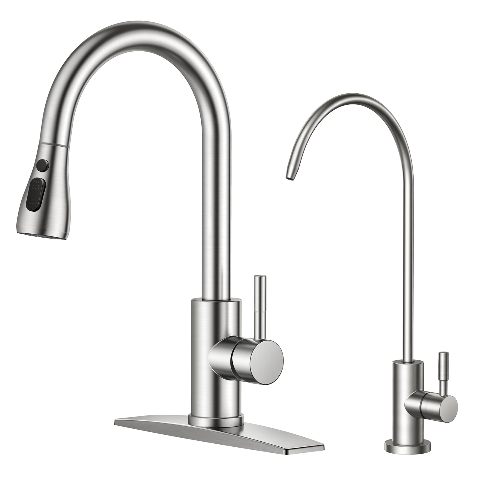 Snapklik.com : FORIOUS Kitchen Faucet And Water Filter Faucet Combo ...