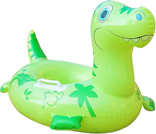 Dinosaur Pool Float for Kids,Cartoon Dinosaur Swimming Ring Inflatable ...