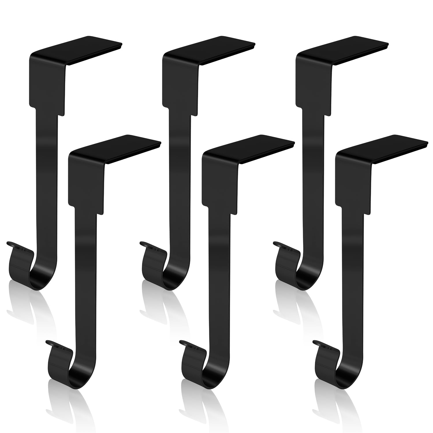 6pcs Christmas Stockings Holder, Fireplace Hangers Metal Hooks for ...