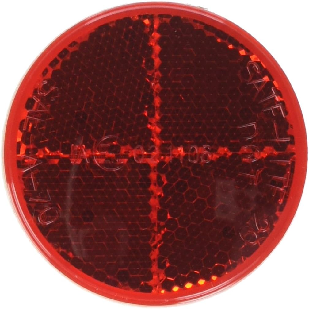 Amazon.com: Grote 40052 Red Round Stick-On Reflector : Automotive