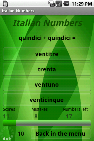 Learn Italian Numbers:Amazon.com:Appstore for Android