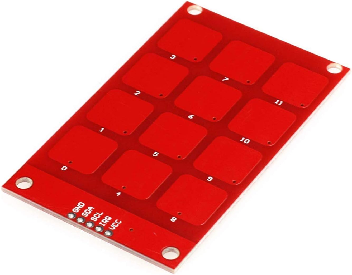 Touch Sensor Keyboard, 4×3 Matrix Touch Keypad with 12 buttons, MPR121, 3.3V, Capacitive ...