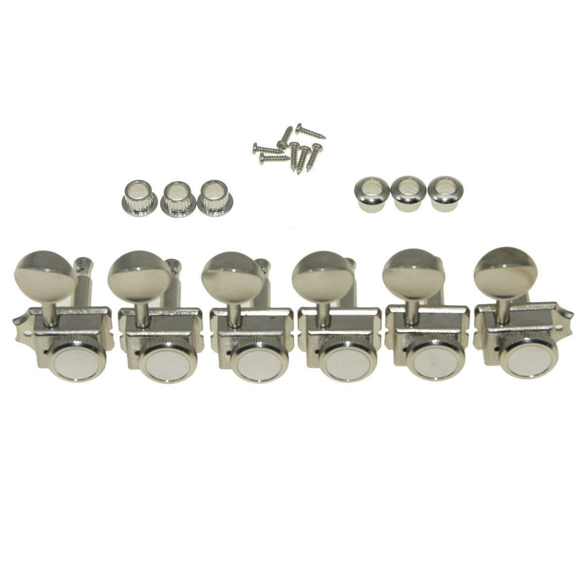 Buy 6 inline Guitar Locking Tuners String Tuning Pegs Keys Machines ...