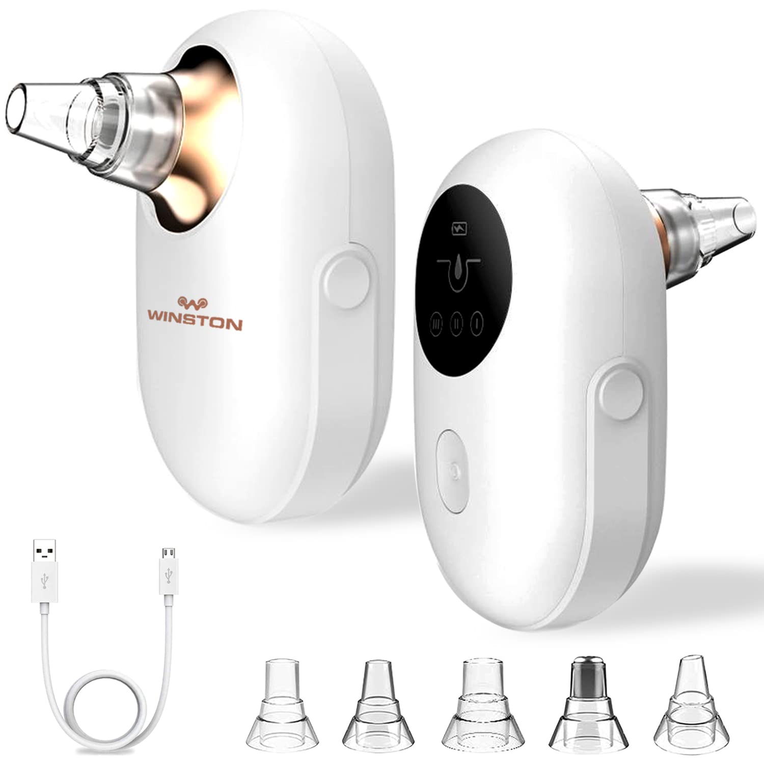 Winston Rechargeable Electric Blackhead Remover Machine for Men and ...