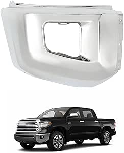 Amazon.com: GXYWADY Front Bumper End Cap Passenger Side Right RH Chrome ...