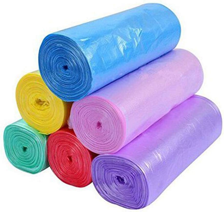 Amazon.com: CTKcom 5 Gallon Colored Trash Bags(6 Rolls)- Garbage Bags ...